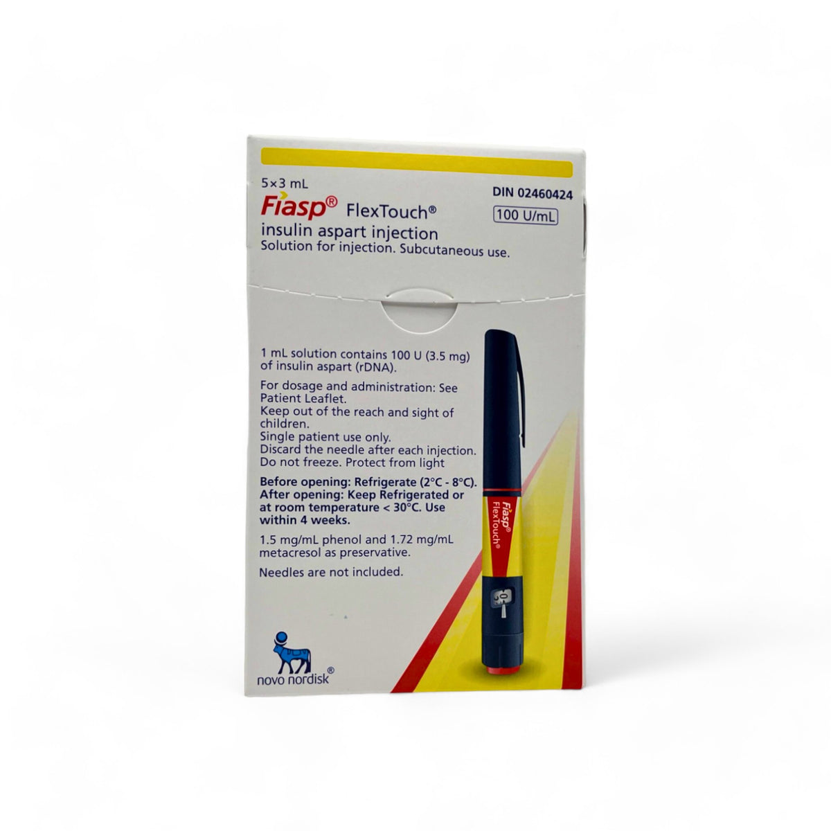 Fiasp Stylos injecteurs de 5 x 3 mL – Diabetes Express