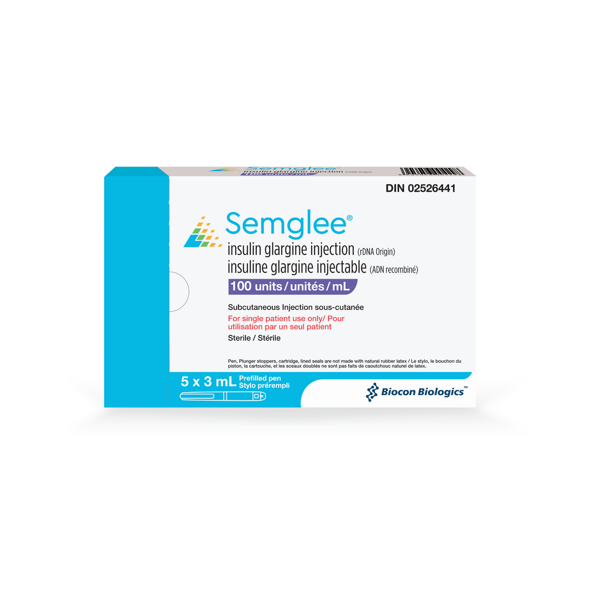 SEMGLEE (Insulin glargine) 100 U/mL pre-filled pen – Diabetes Express